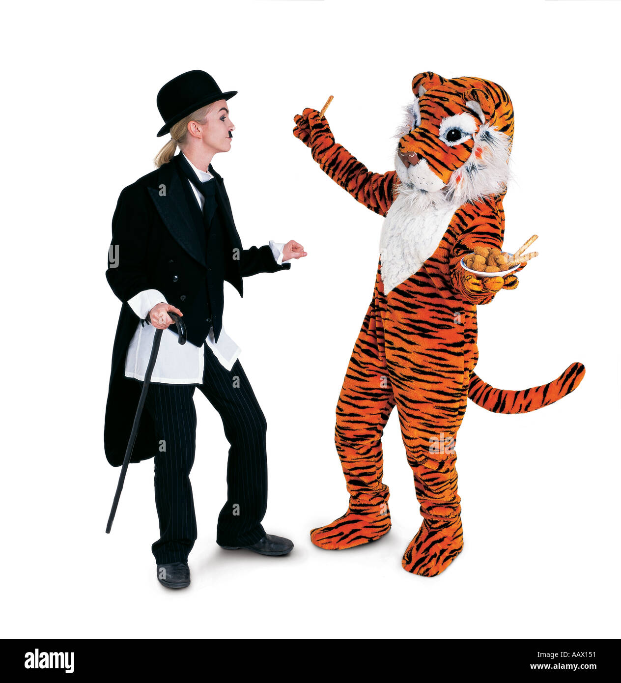 Tiger mascot costume hi-res stock photography and images - Alamy
