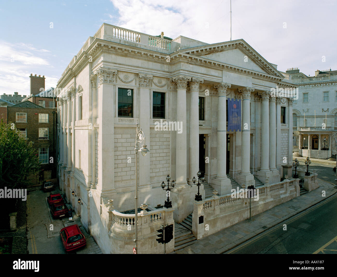 The old City Hall on Dame Street Dublin Ireland Stock Photo - Alamy