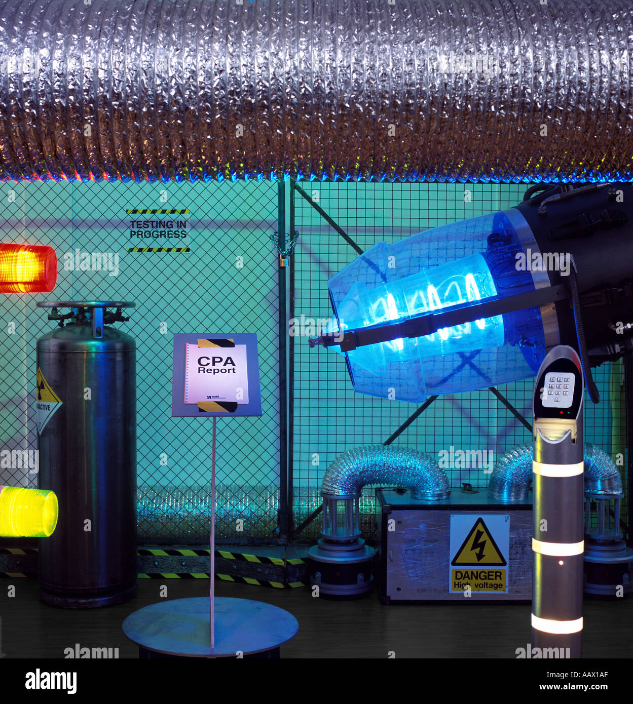 Science fiction lab Stock Photo - Alamy