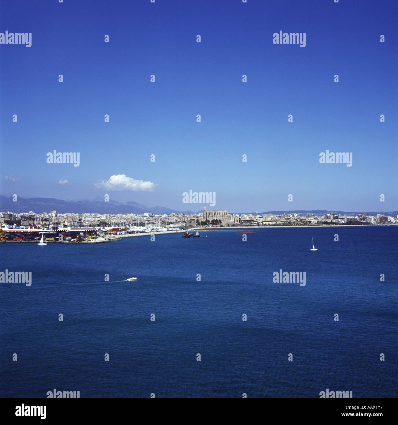 The port at Palma Majorca Stock Photo - Alamy
