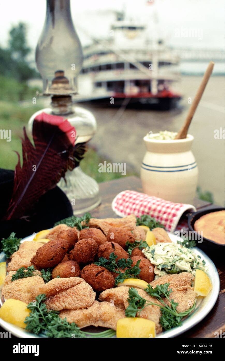 Southern food Natchez MS Stock Photo - Alamy
