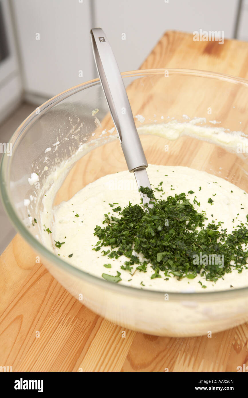 Vegetable Patsy step by step Stock Photo - Alamy