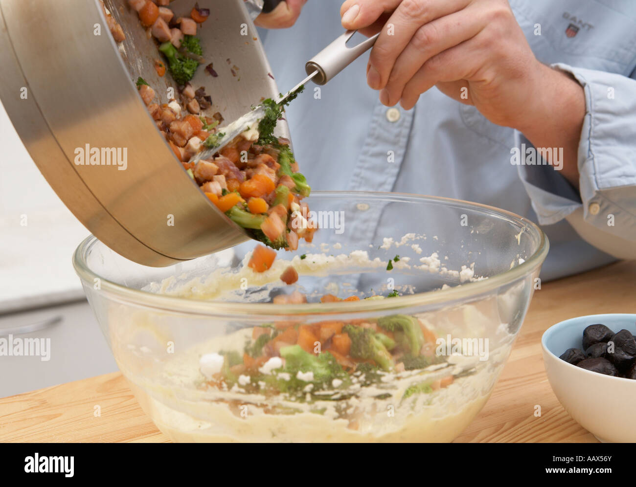 Vegetable Patsy step by step Stock Photo - Alamy