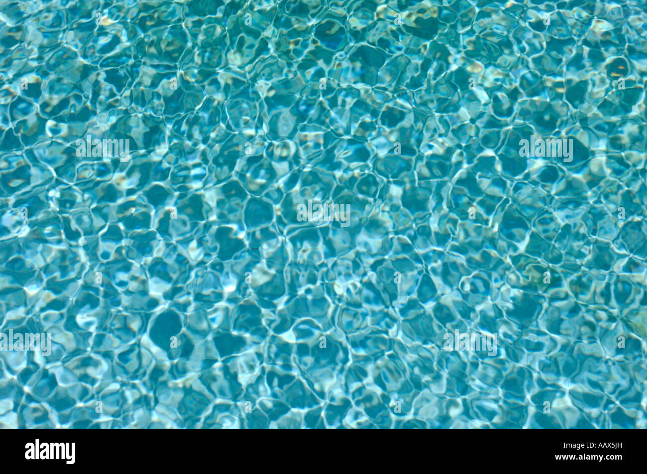 Ripples in blue pool water Stock Photo - Alamy