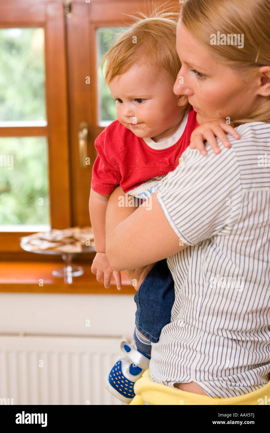 Woman and Child Stock Photo - Alamy