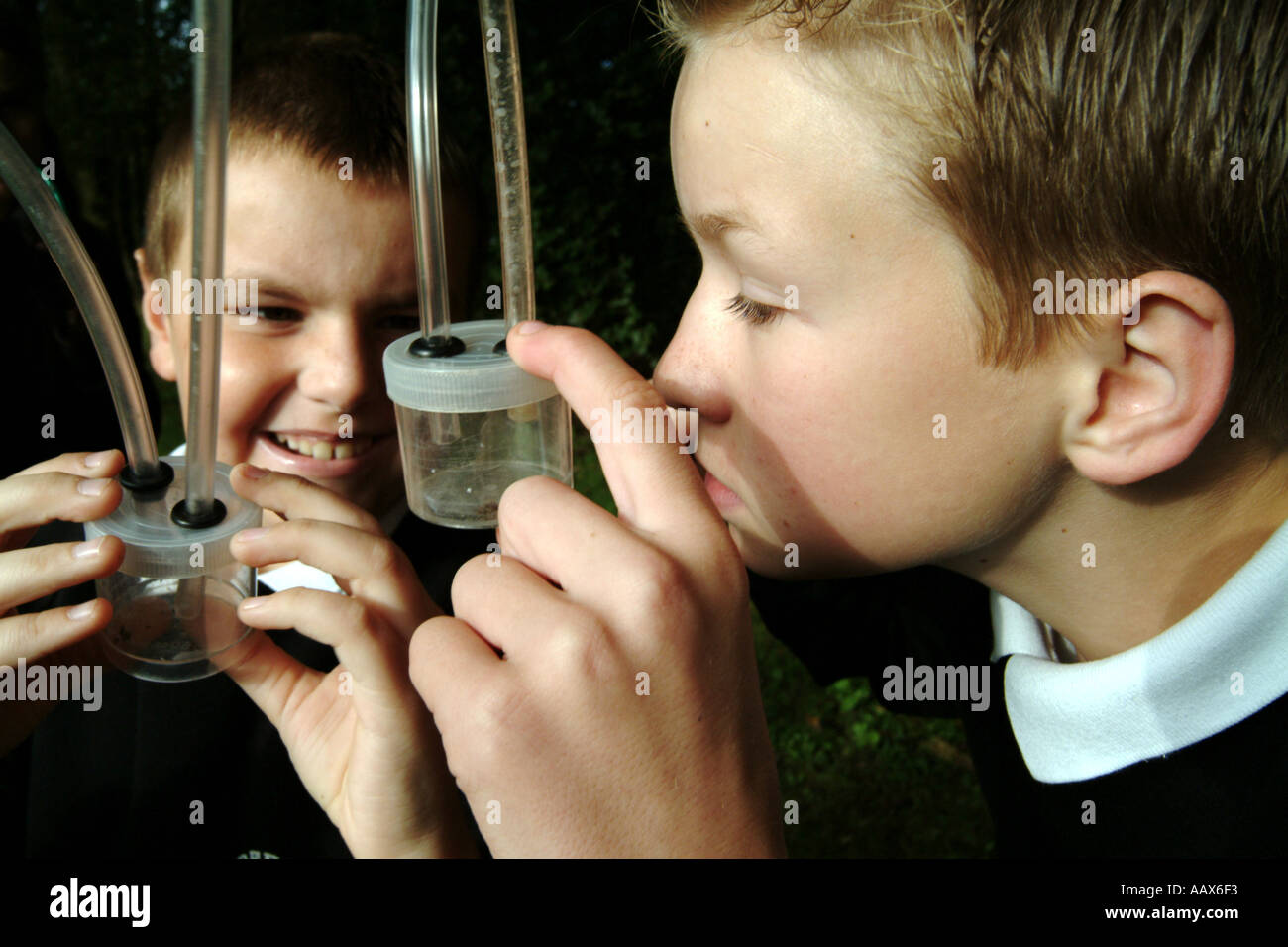 science experiment outdoor outside Stock Photo - Alamy