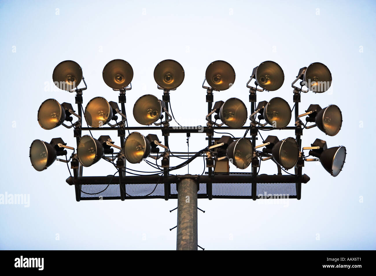 LIGHTING AT STADIUM Stock Photo - Alamy