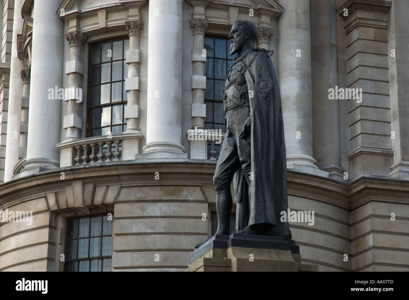 Statue and classical architecture in Whitehall London UK Stock Photo ...