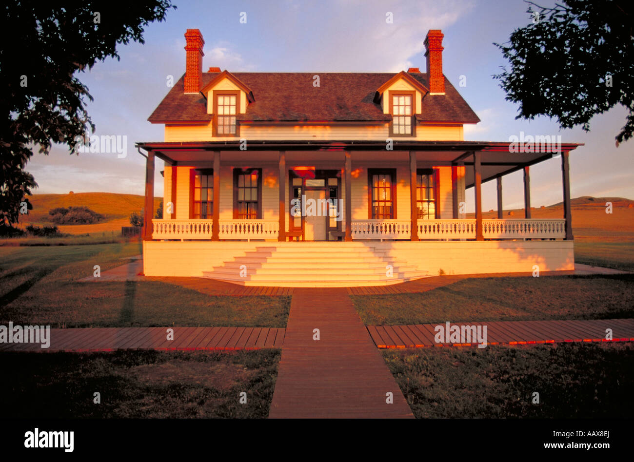 Elk256 1353 North Dakota Fort Abraham Lincoln SP General George Custer ...