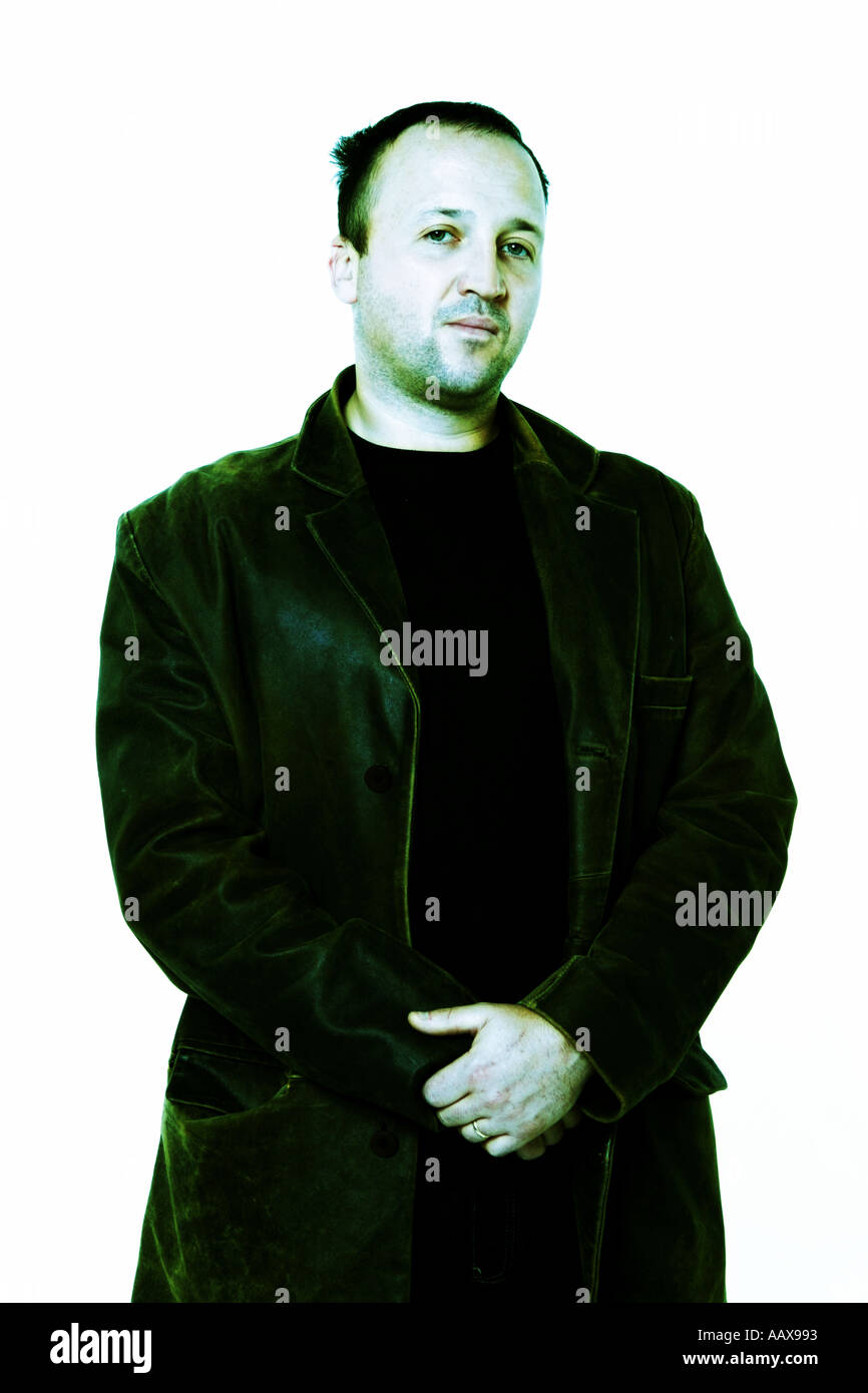 Tough looking man Stock Photo - Alamy