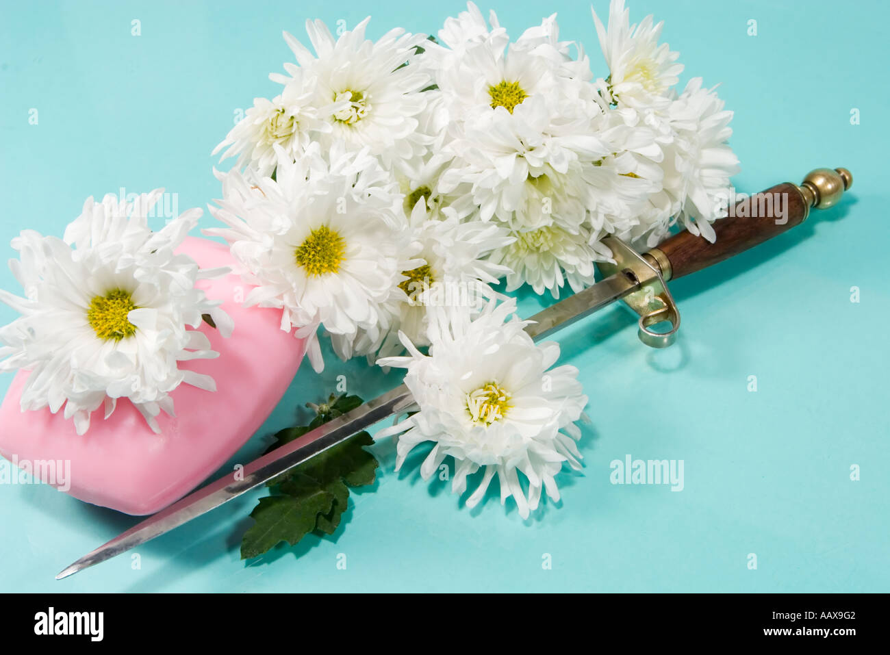 Soap and sword Stock Photo - Alamy