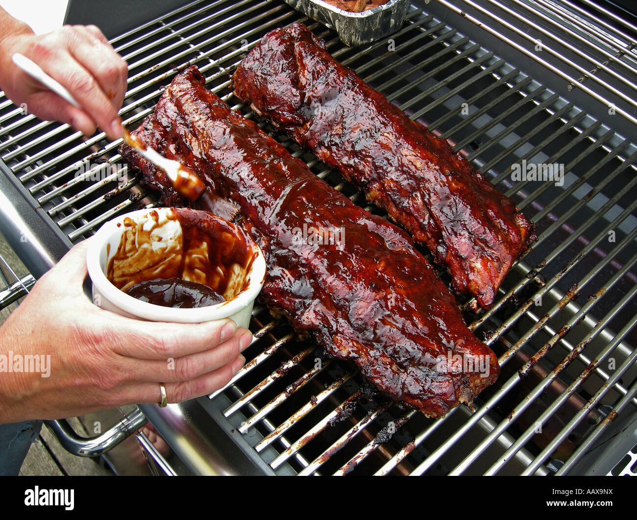 Barbequed ribs hi-res stock photography and images - Alamy