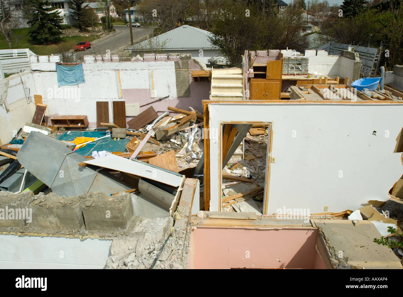 Torn apart house hi-res stock photography and images - Alamy