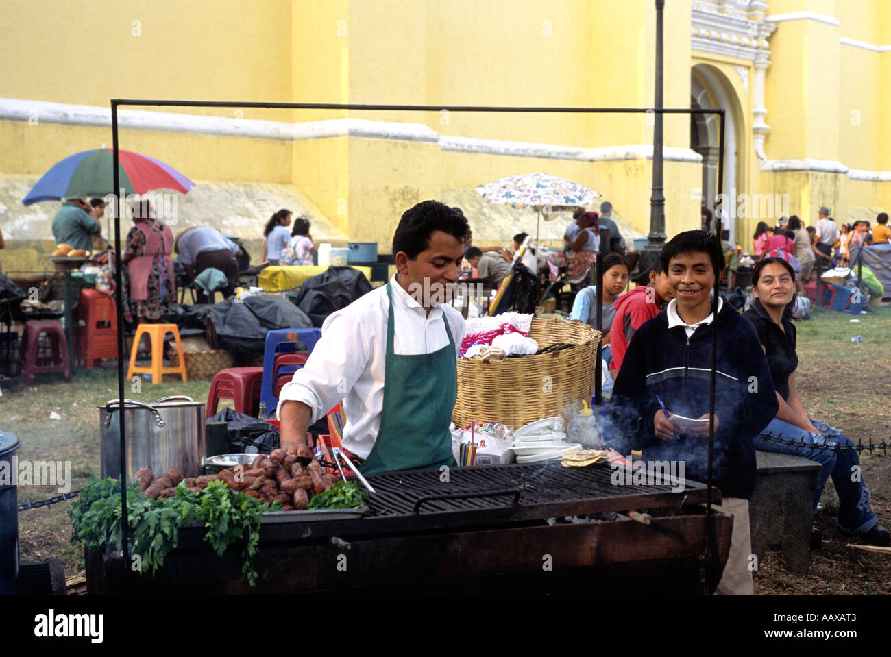 Meat vendors guatemala city hi-res stock photography and images - Alamy