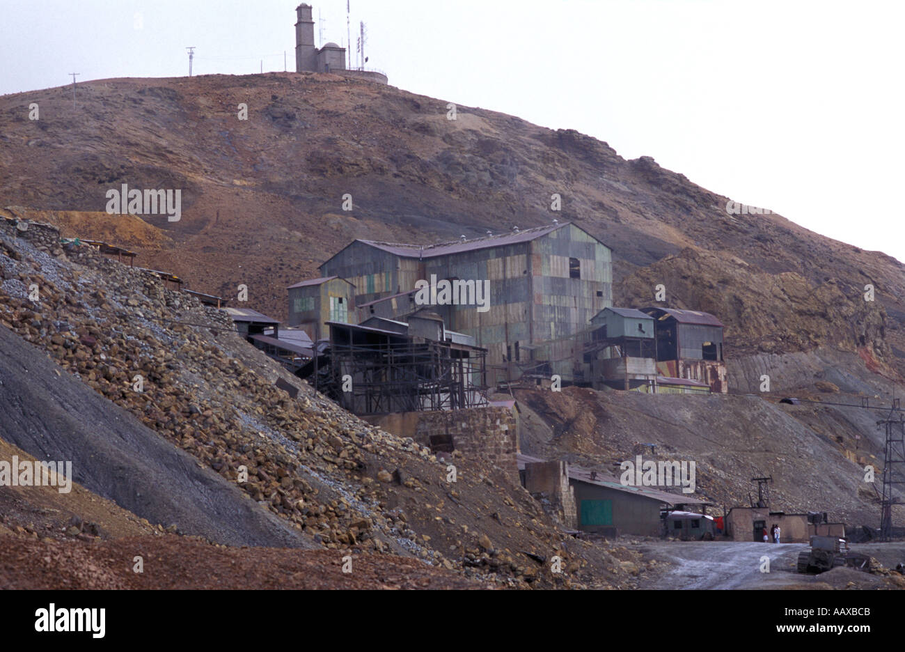 Cerro Rico Rich Mountain rises above Potosi The hill is still mined for ...