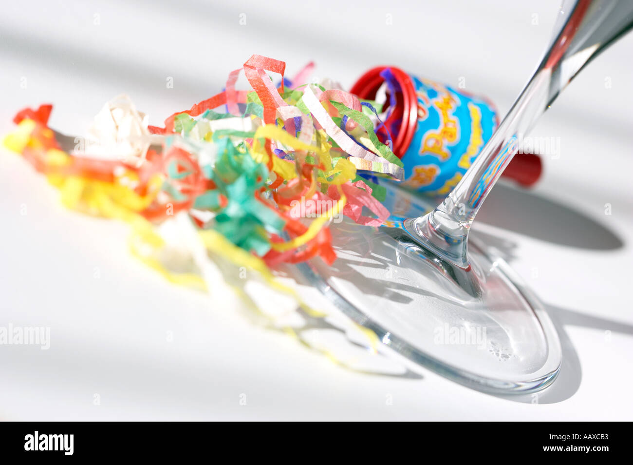 Party Popper Concept Stock Photo - Alamy