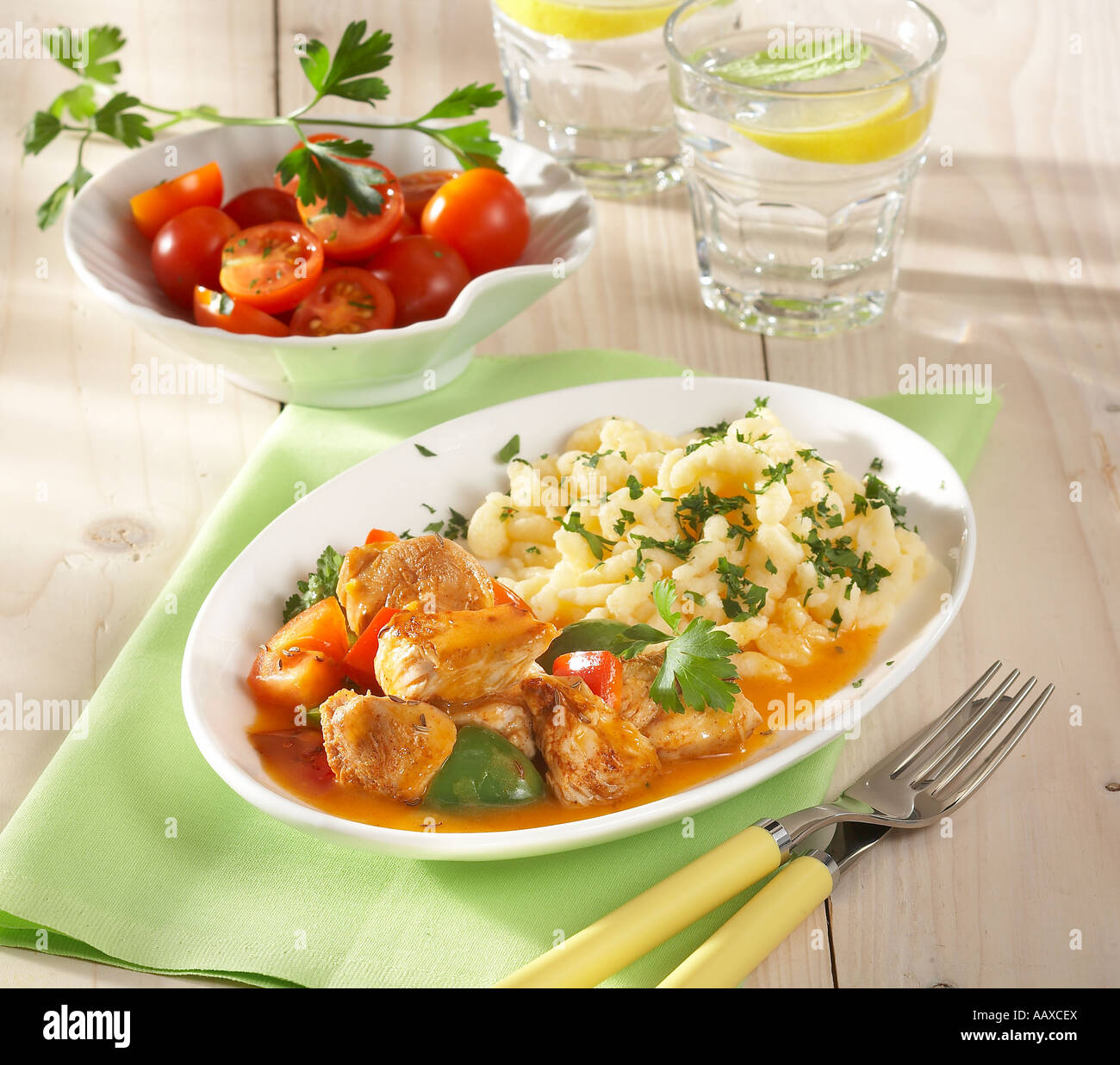 Turkey Perkelt step by step Stock Photo - Alamy