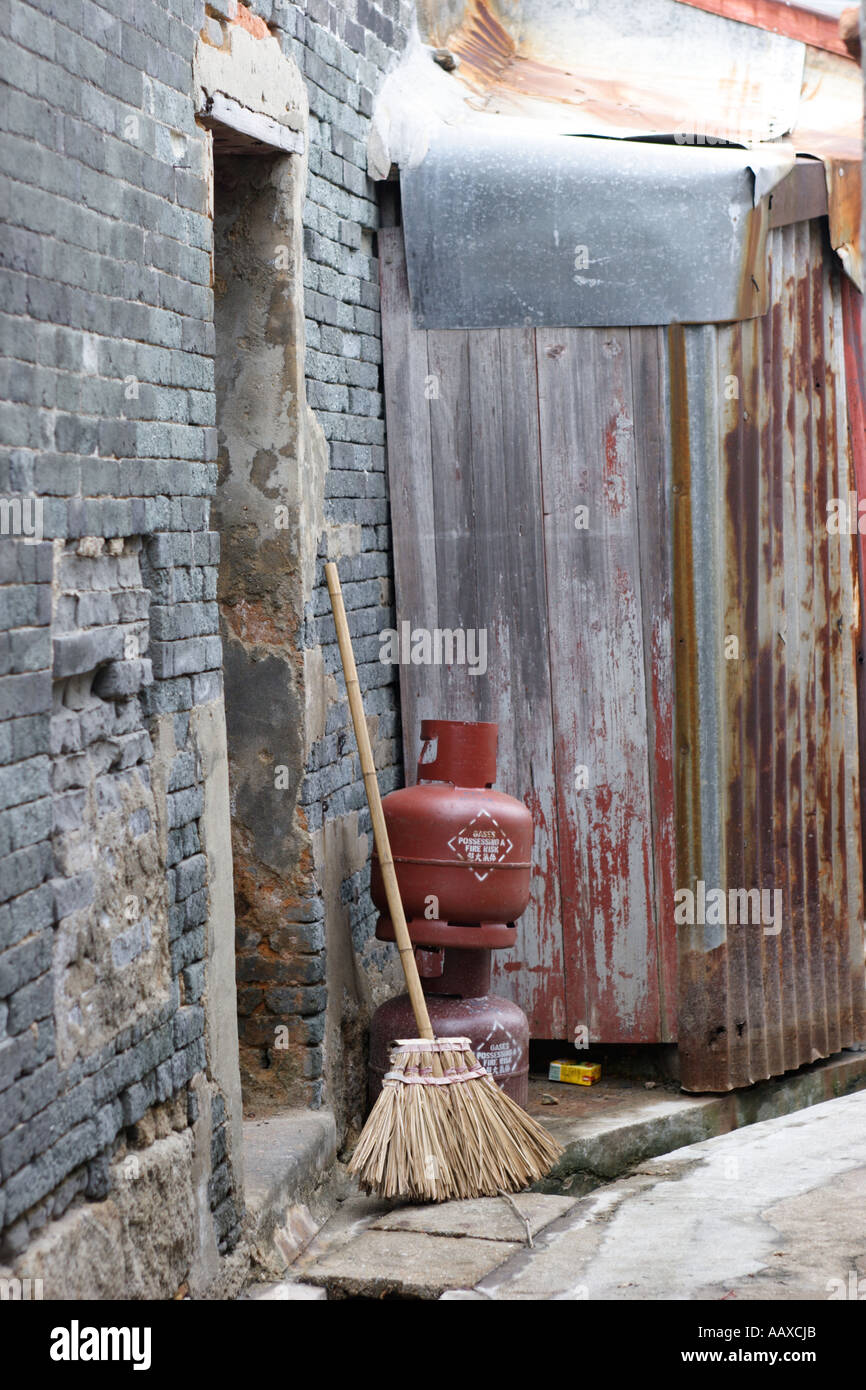 Back Alley Tai O Fishing Village Lantau Island Hong Kong China Stock ...