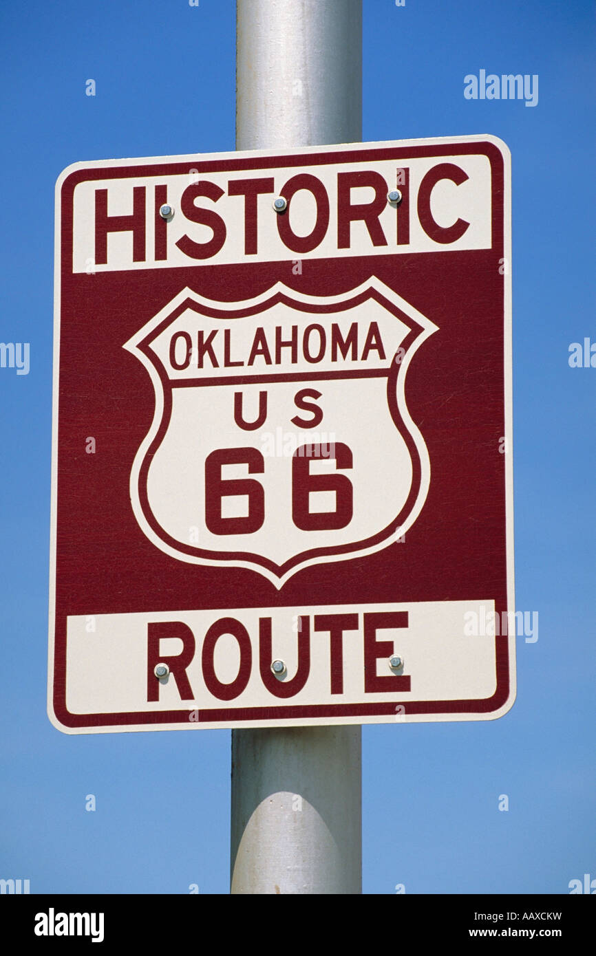 Historic us 66 sign hi-res stock photography and images - Alamy
