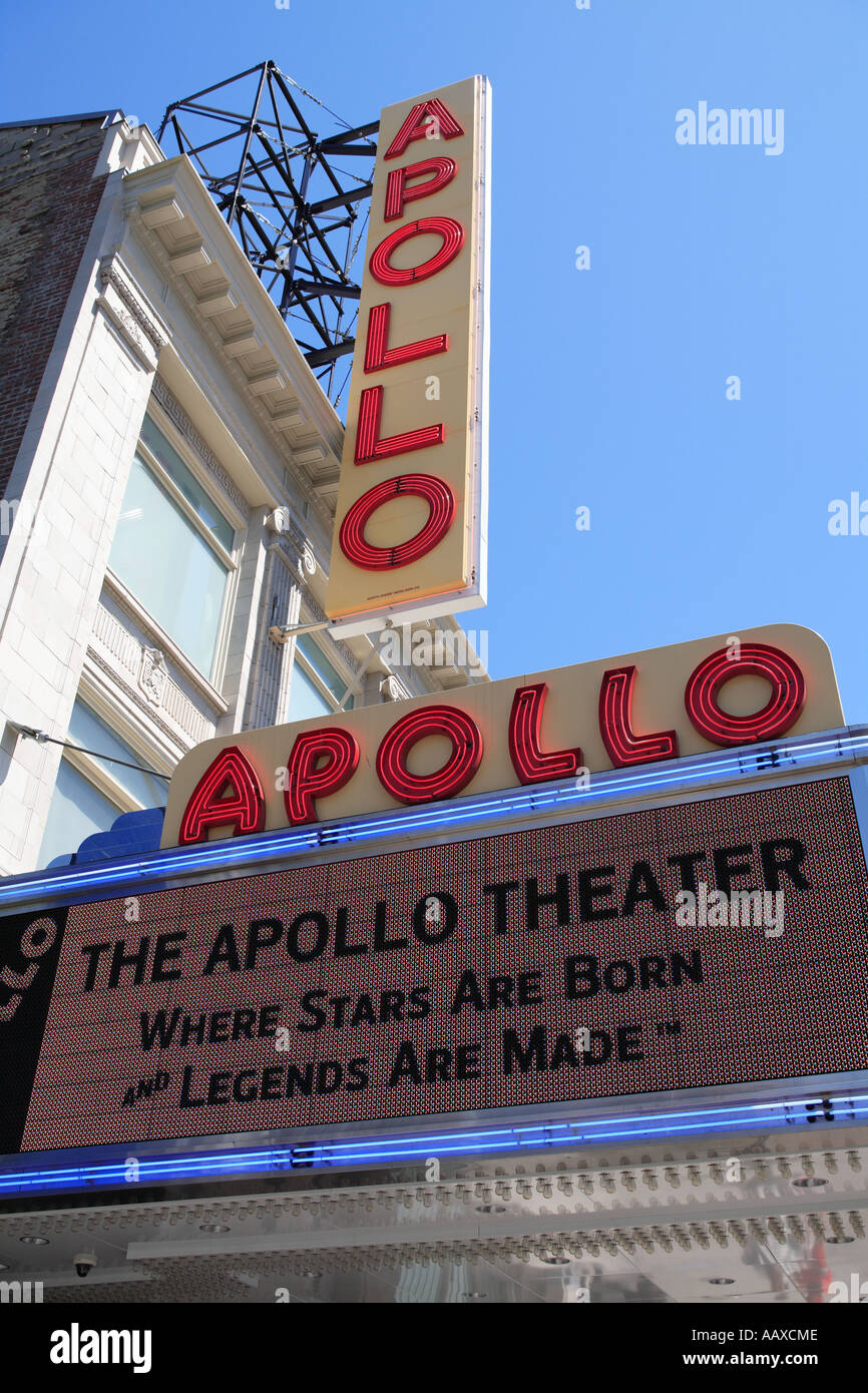 The Renovated Apollo Theater 125th Street Harlem Manhattan New York ...