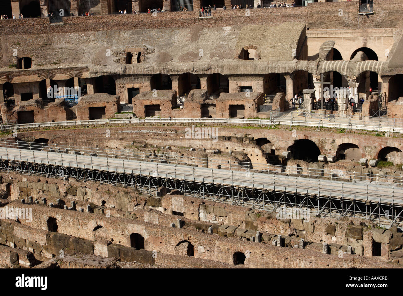 Interior Colosseum Rome Italy Stock Photo - Alamy