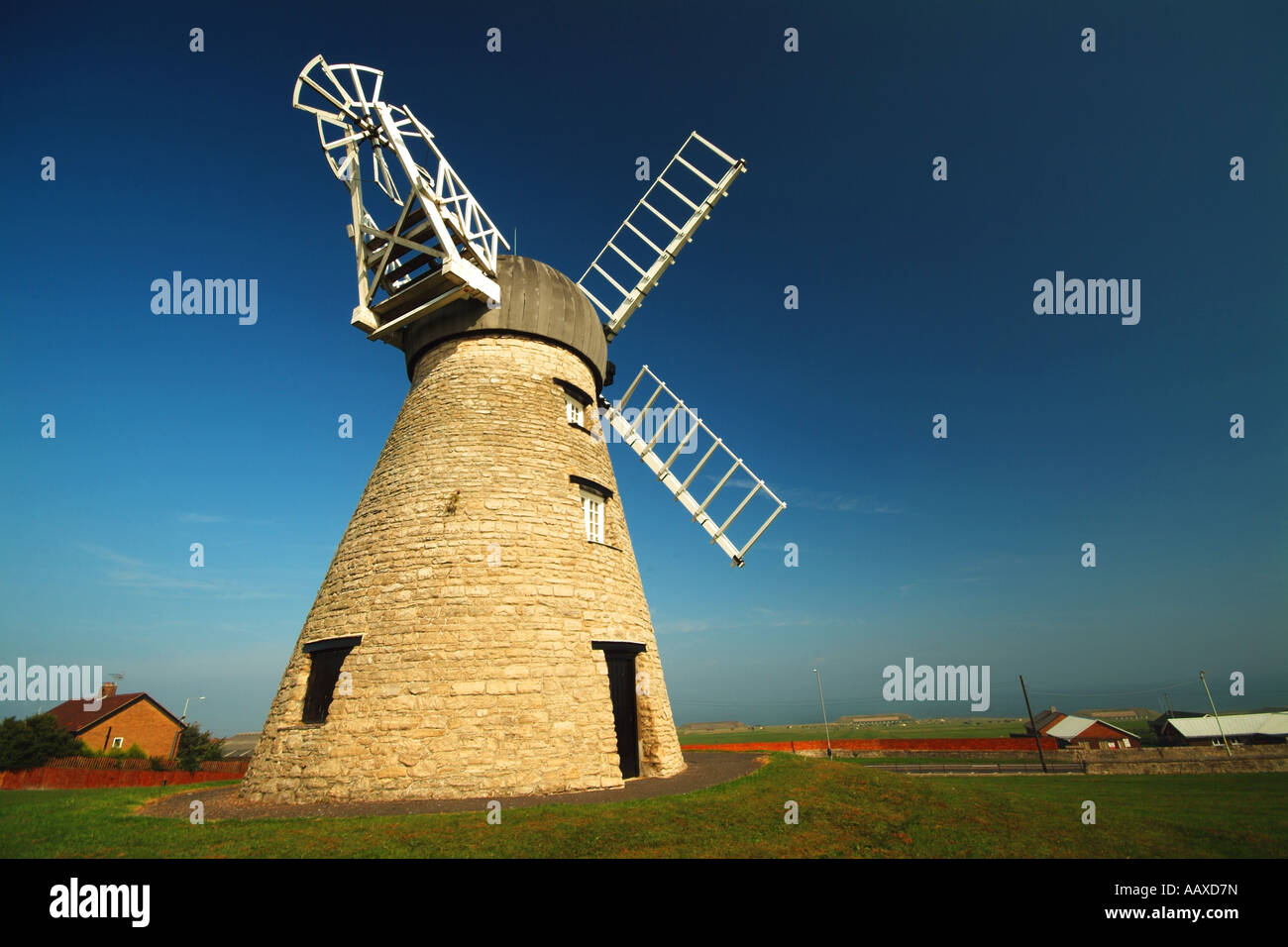 Whitburn Windmill, South Tyneside, Tyne & Wear Stock Photo - Alamy