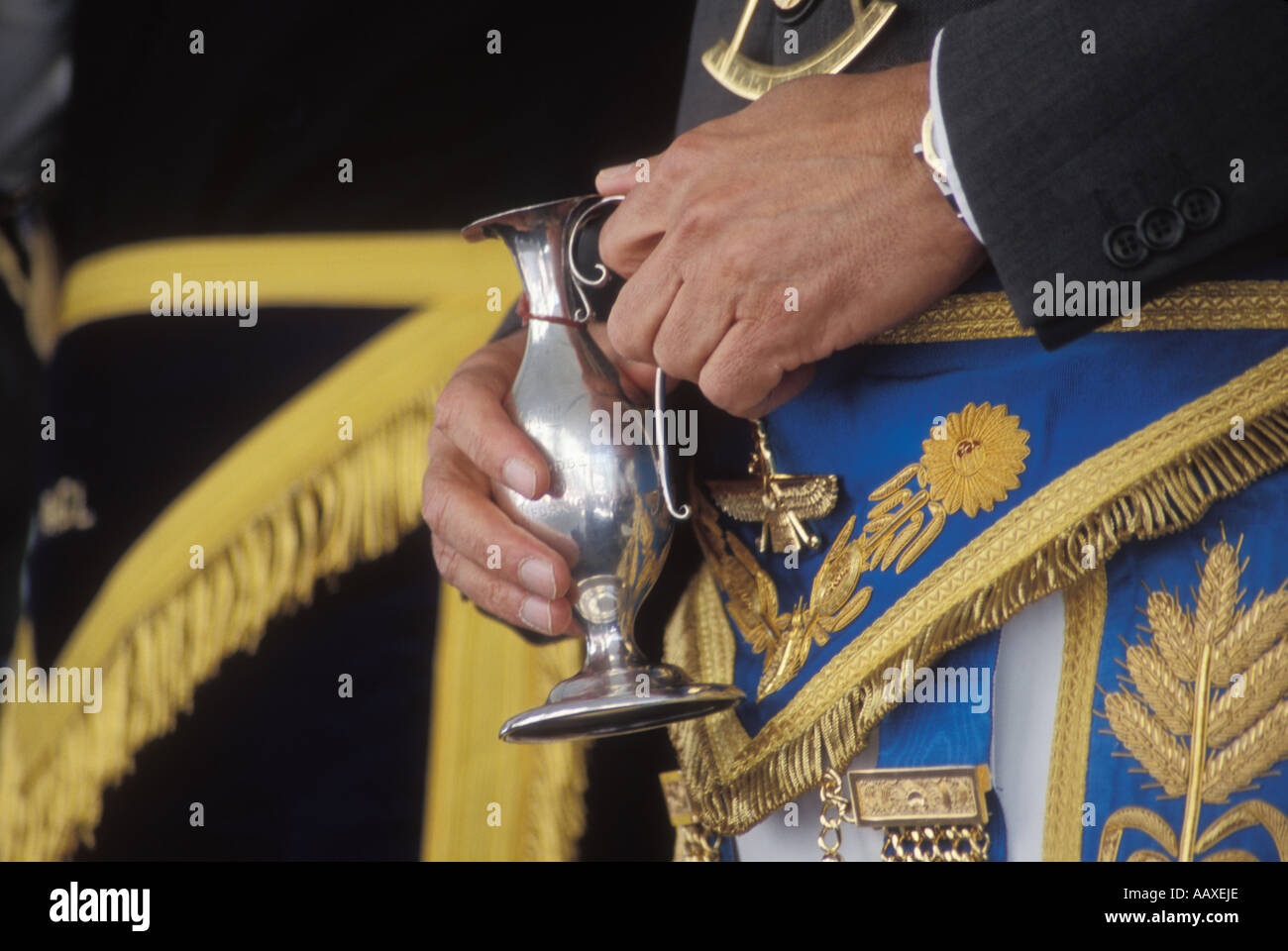 Masonic ceremony, Building dedication, Los Angeles, California United ...