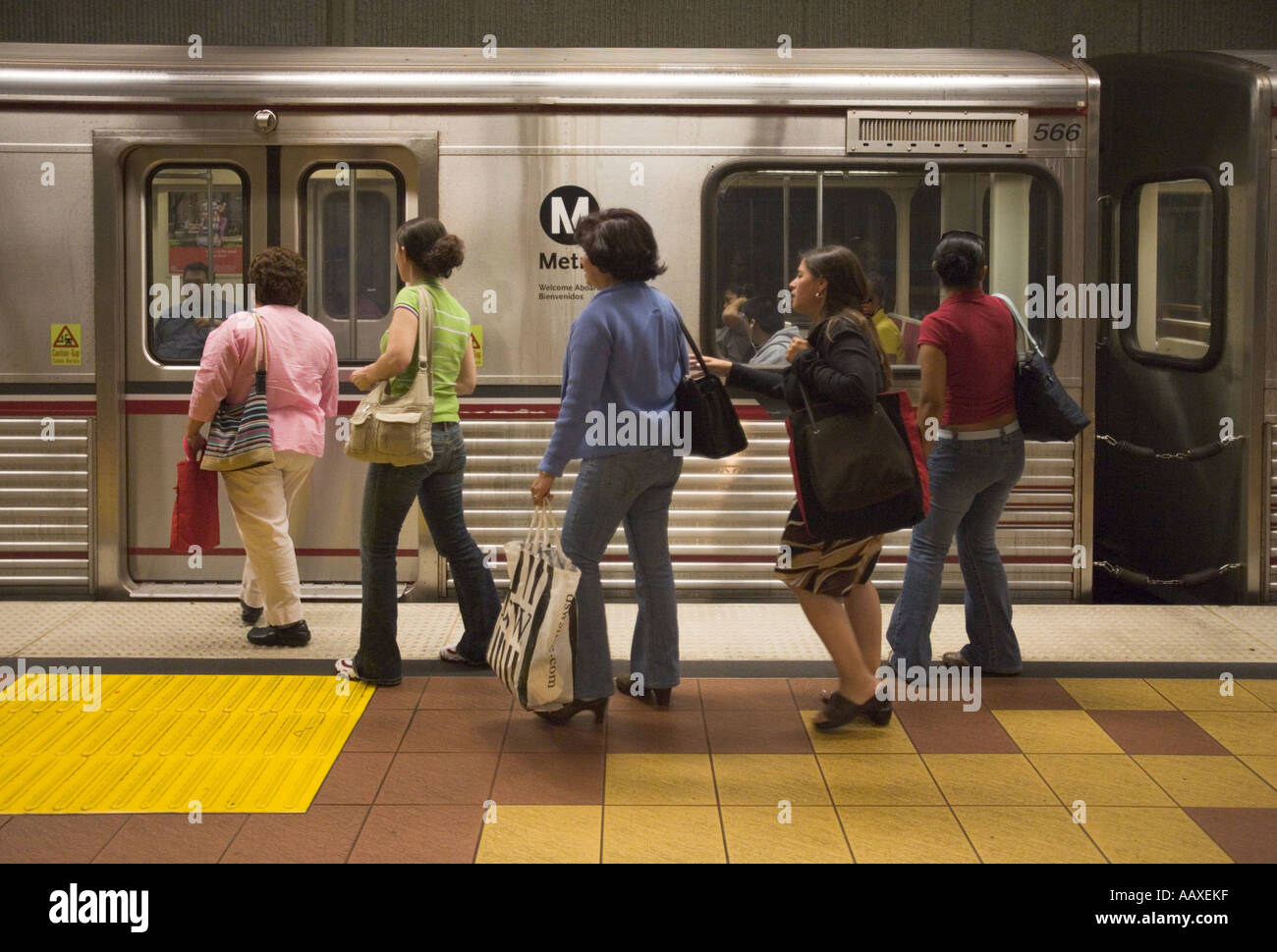 The Los Angeles Metro Rail System California United States of America ...