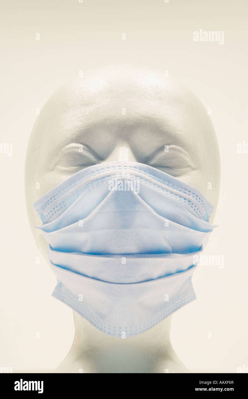 Mannequin wearing surgical mask Stock Photo - Alamy