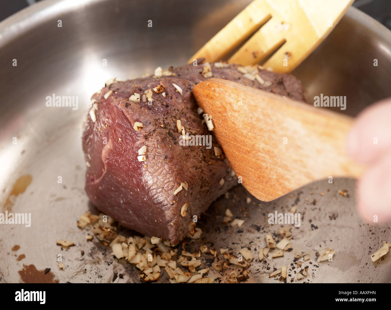 Beef Wellington step by step Stock Photo - Alamy