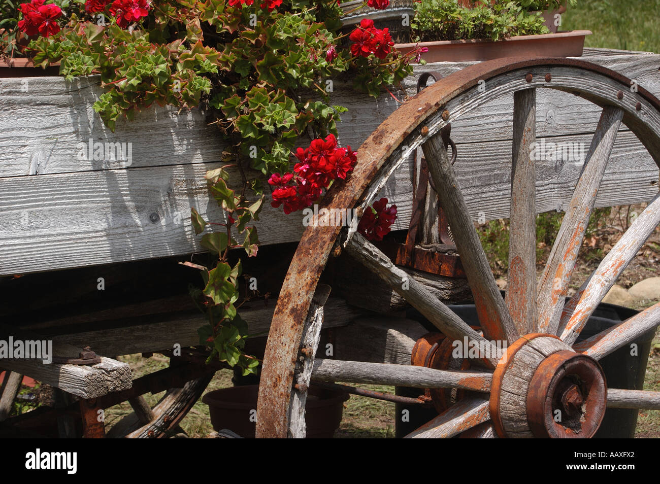 Rustic wagon hi-res stock photography and images - Alamy
