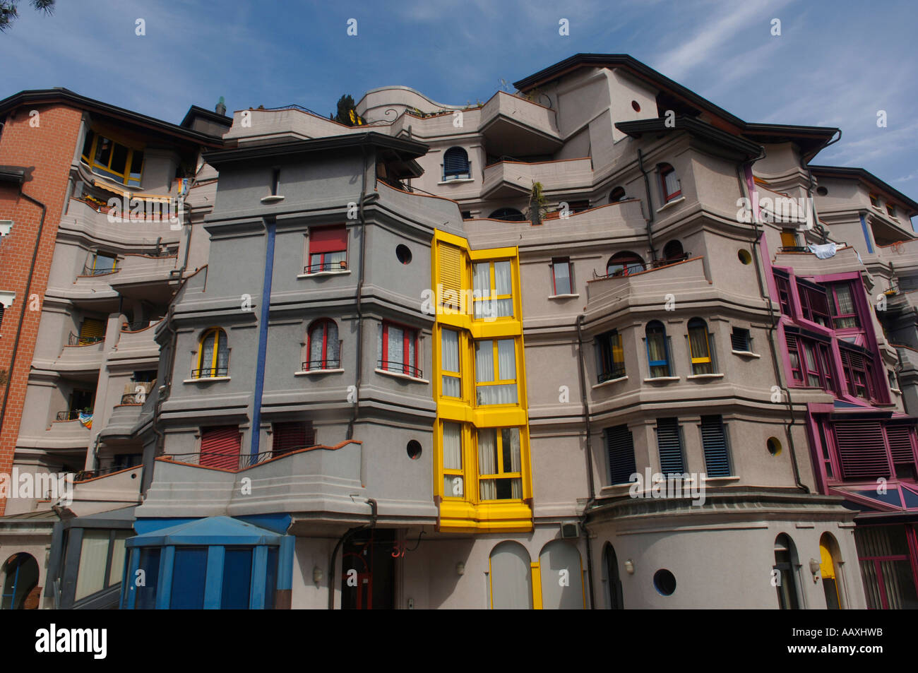 Schtrumpfs district Les Grottes Geneva Switzerland Europe Stock Photo ...