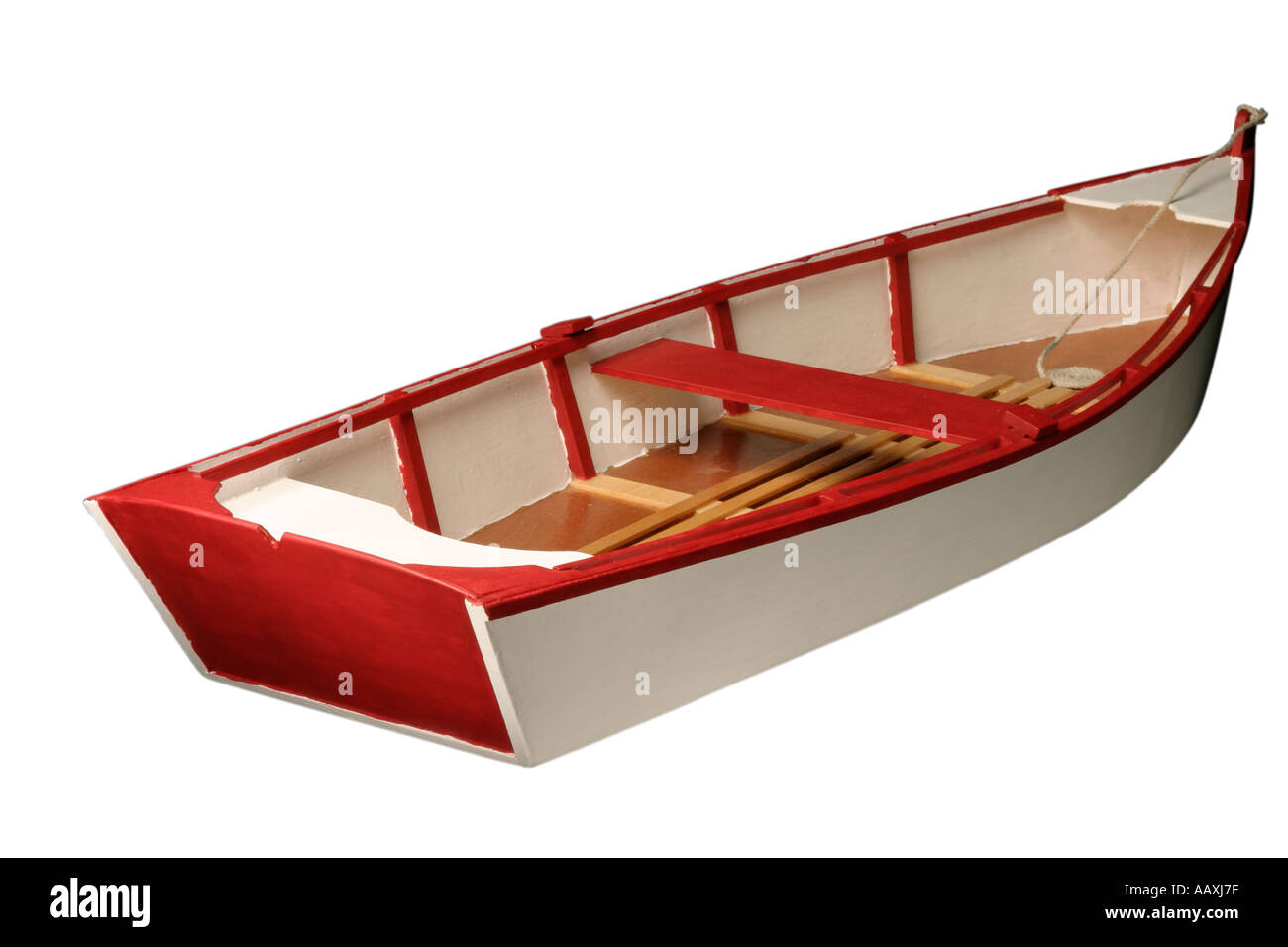 Fishing boat on white Cut Out Stock Images & Pictures - Alamy