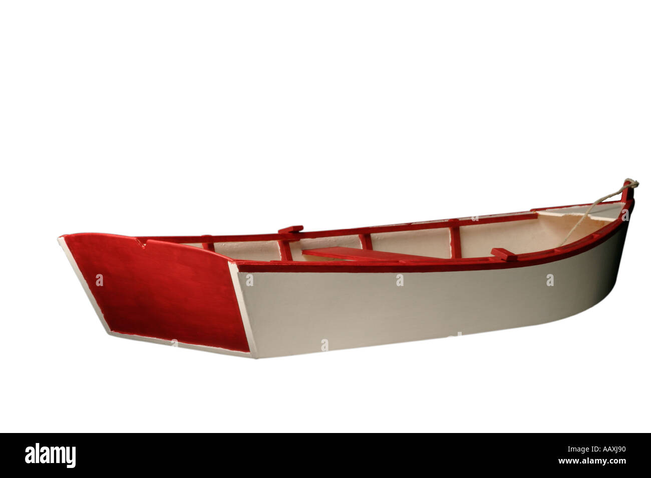 Red fishing boat Cut Out Stock Images & Pictures - Alamy