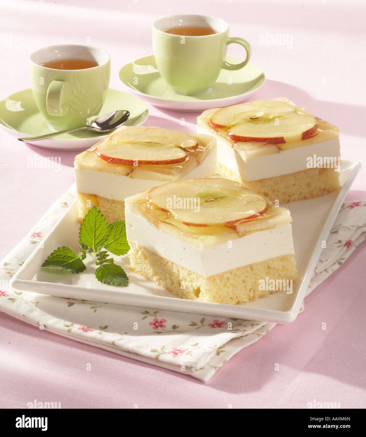 Apple Fancy Cakes Stock Photo - Alamy