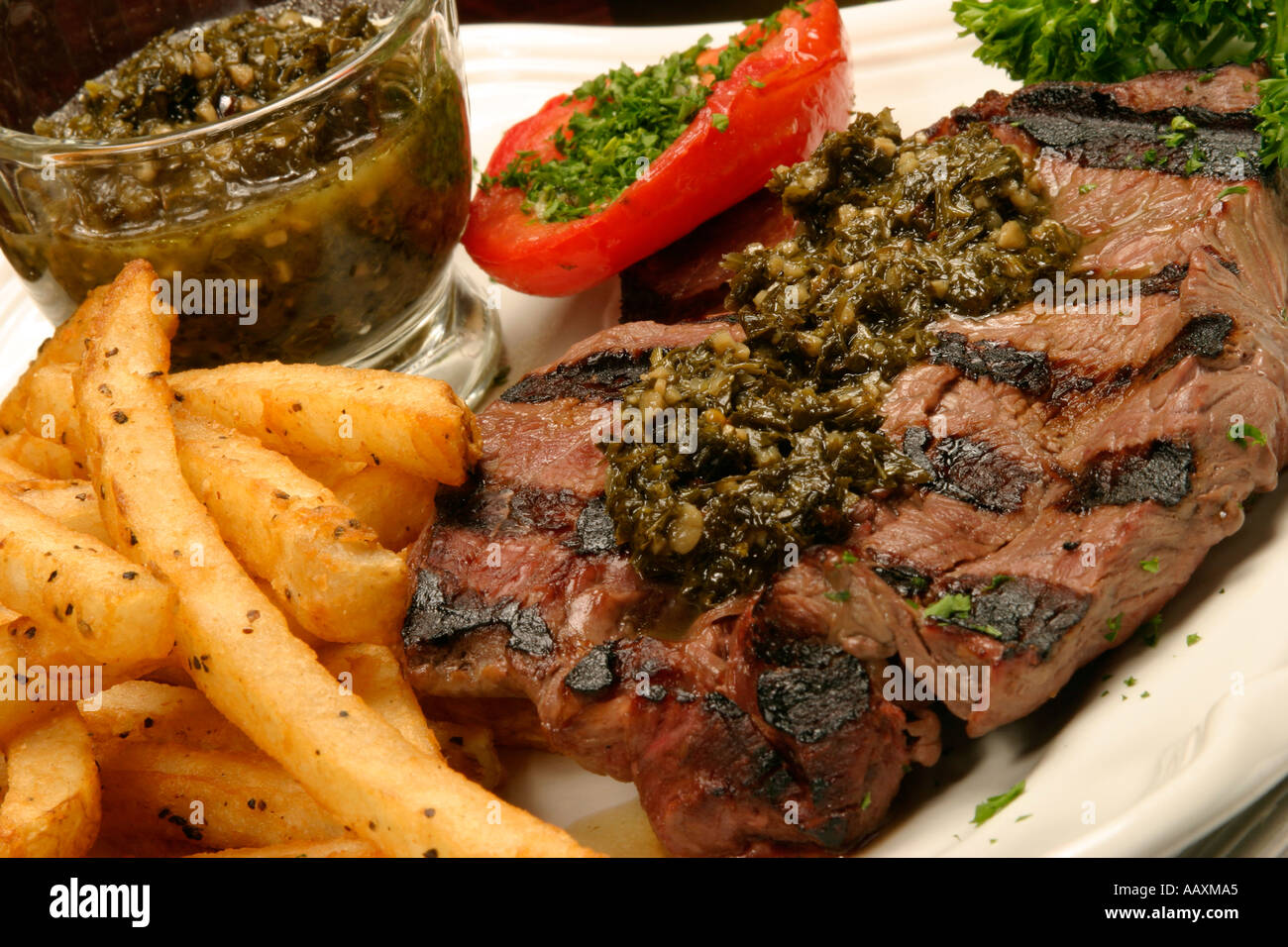 Steak and Frites Stock Photo - Alamy