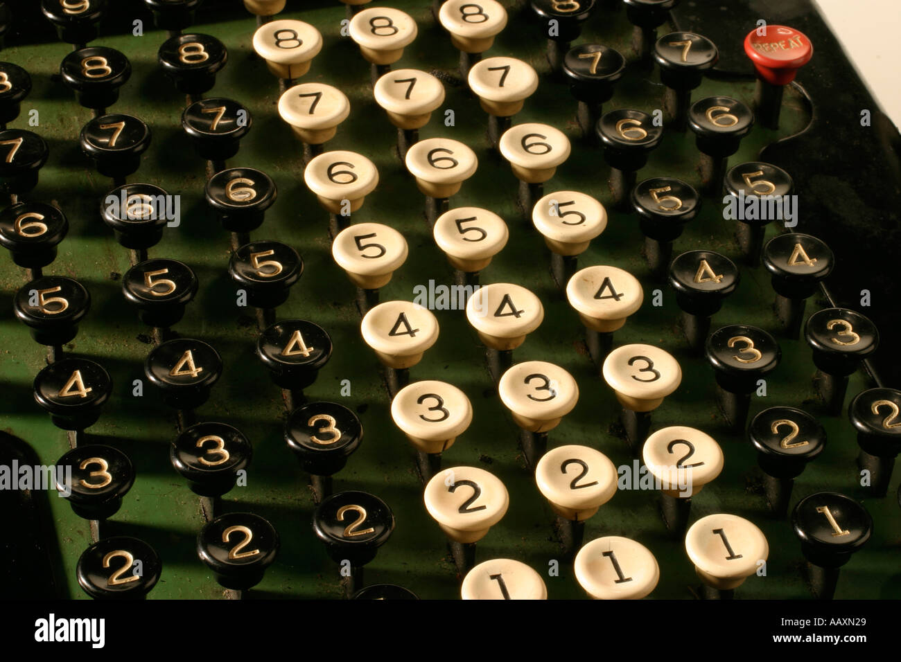 Antique Adding Machine Stock Photo - Alamy
