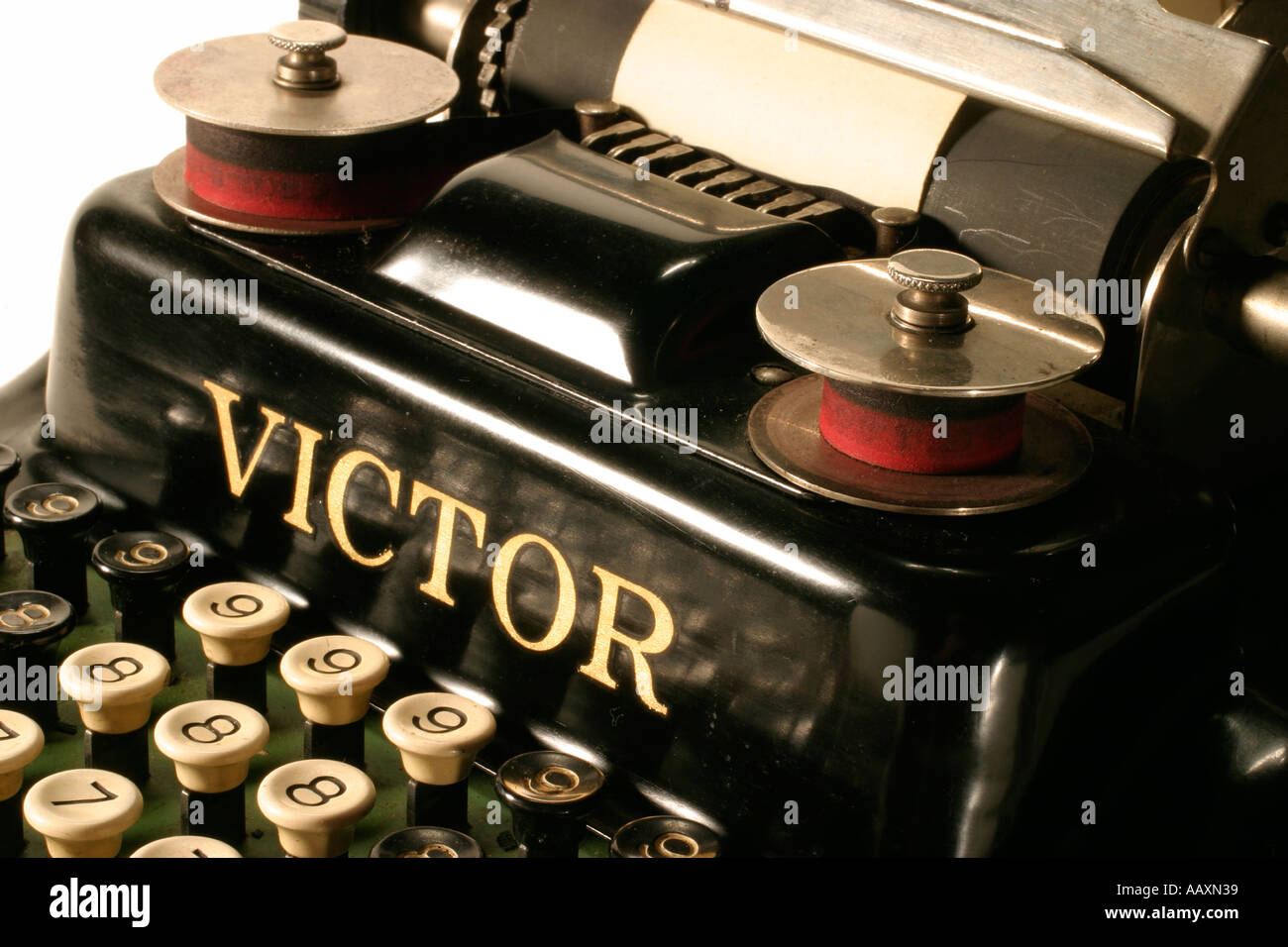 Antique Adding Machine Stock Photo - Alamy