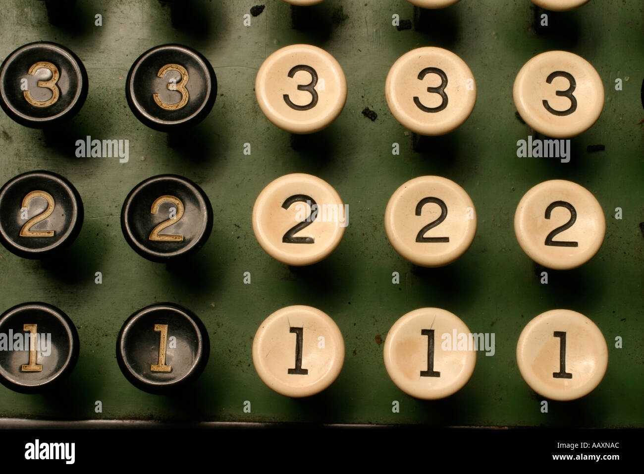 Antique Adding Machine Stock Photo - Alamy