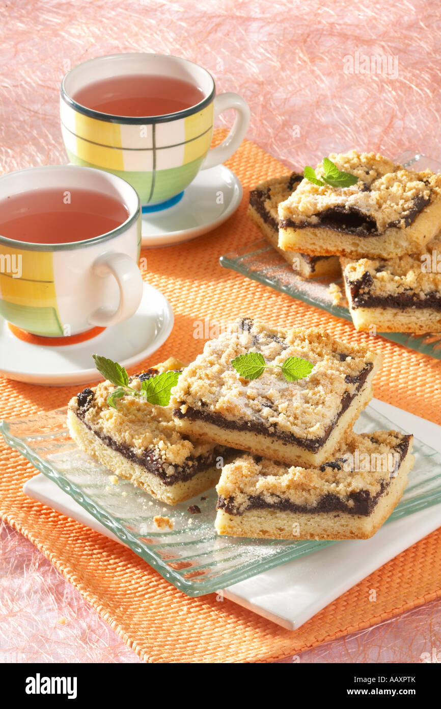 Poppy Cake with Crumb Stock Photo - Alamy