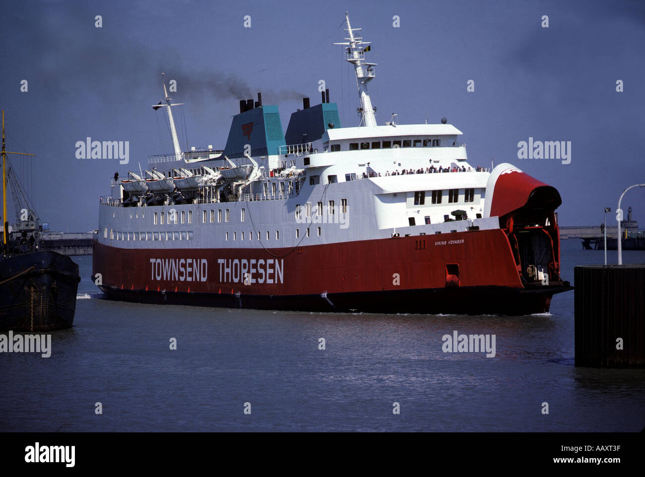 Townsend Thoresen passenger ferry, Zeebrugge, Belgium Stock Photo - Alamy