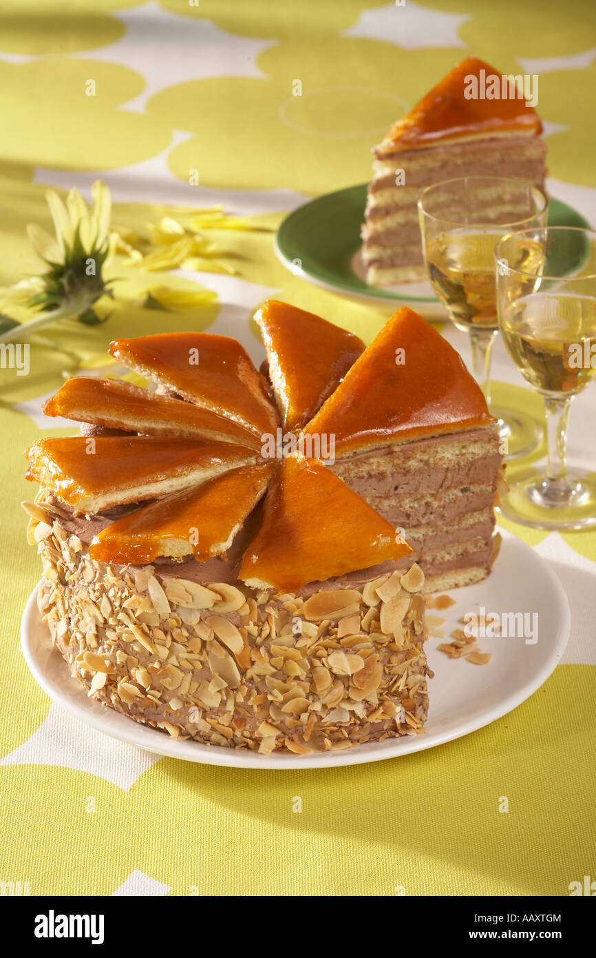 Dobos cake at hi-res stock photography and images - Alamy