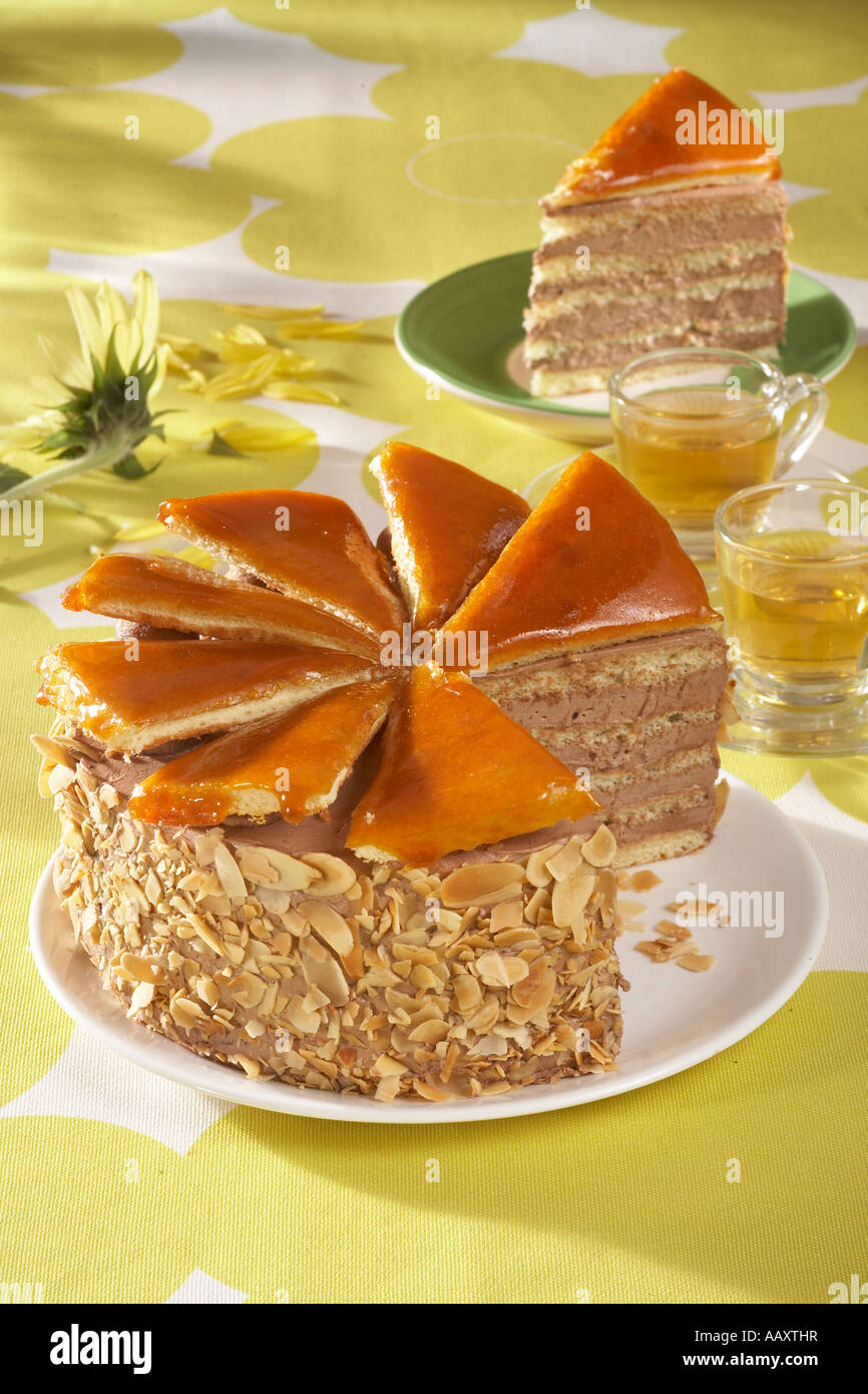 Dobos cake at hi-res stock photography and images - Alamy