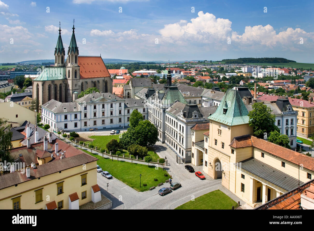 kostel sv Morice Mlynska brana Kromeriz UNESCO Morava Ceska republika ...