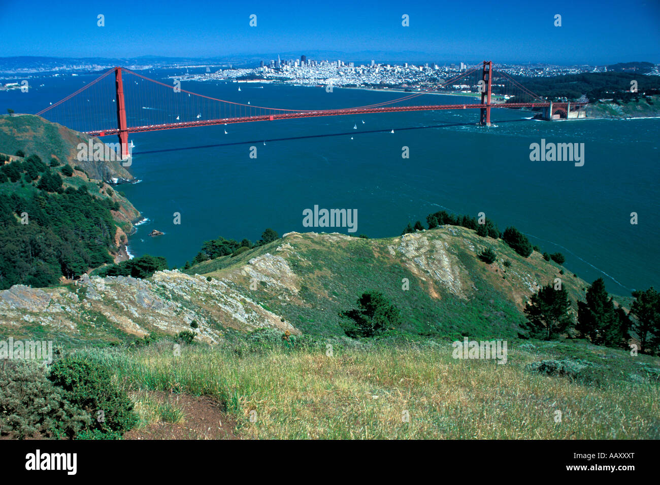 Golden Gate Bridge Marin Headlands and Golden Gate National Recreation ...