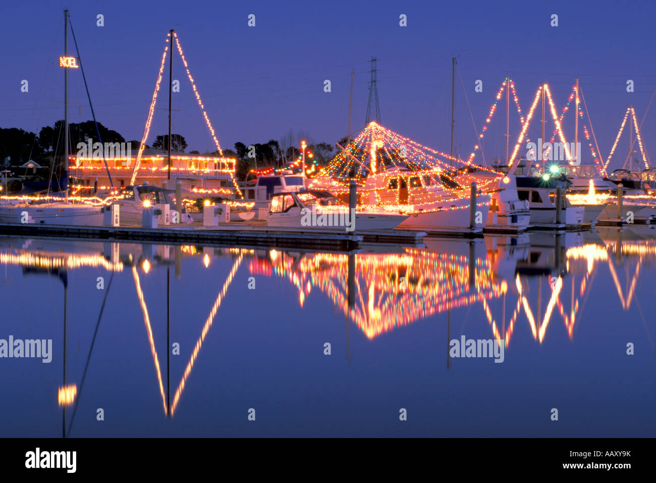 Yatch club in San Rafael California in the San Francisco Bay Area with ...