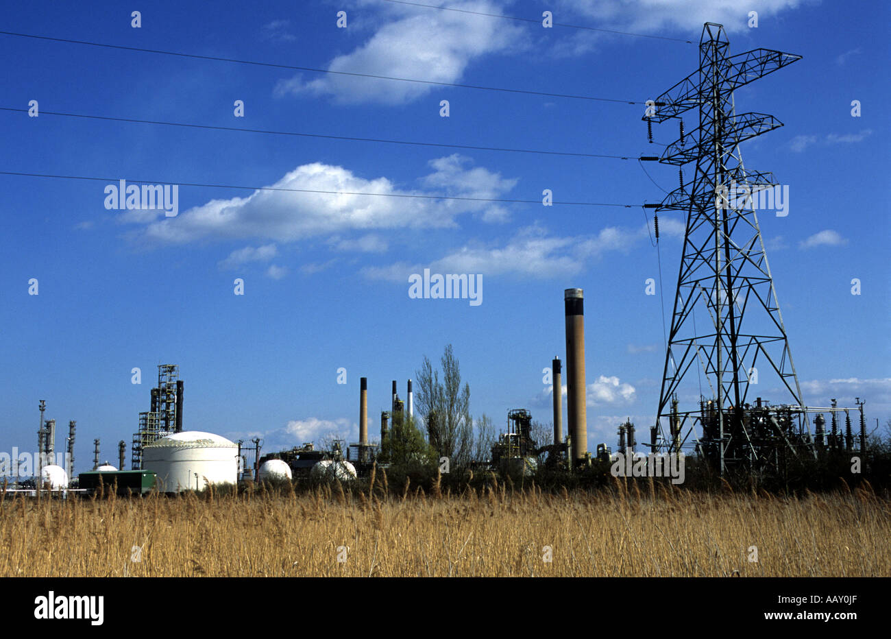 Petroplus oil refinery, Coryton, Stanford-le-Hope, Essex, UK Stock ...