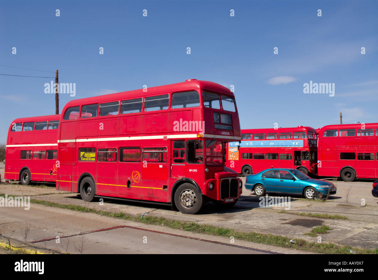Europe UK england london routemaster bus Stock Photo - Alamy