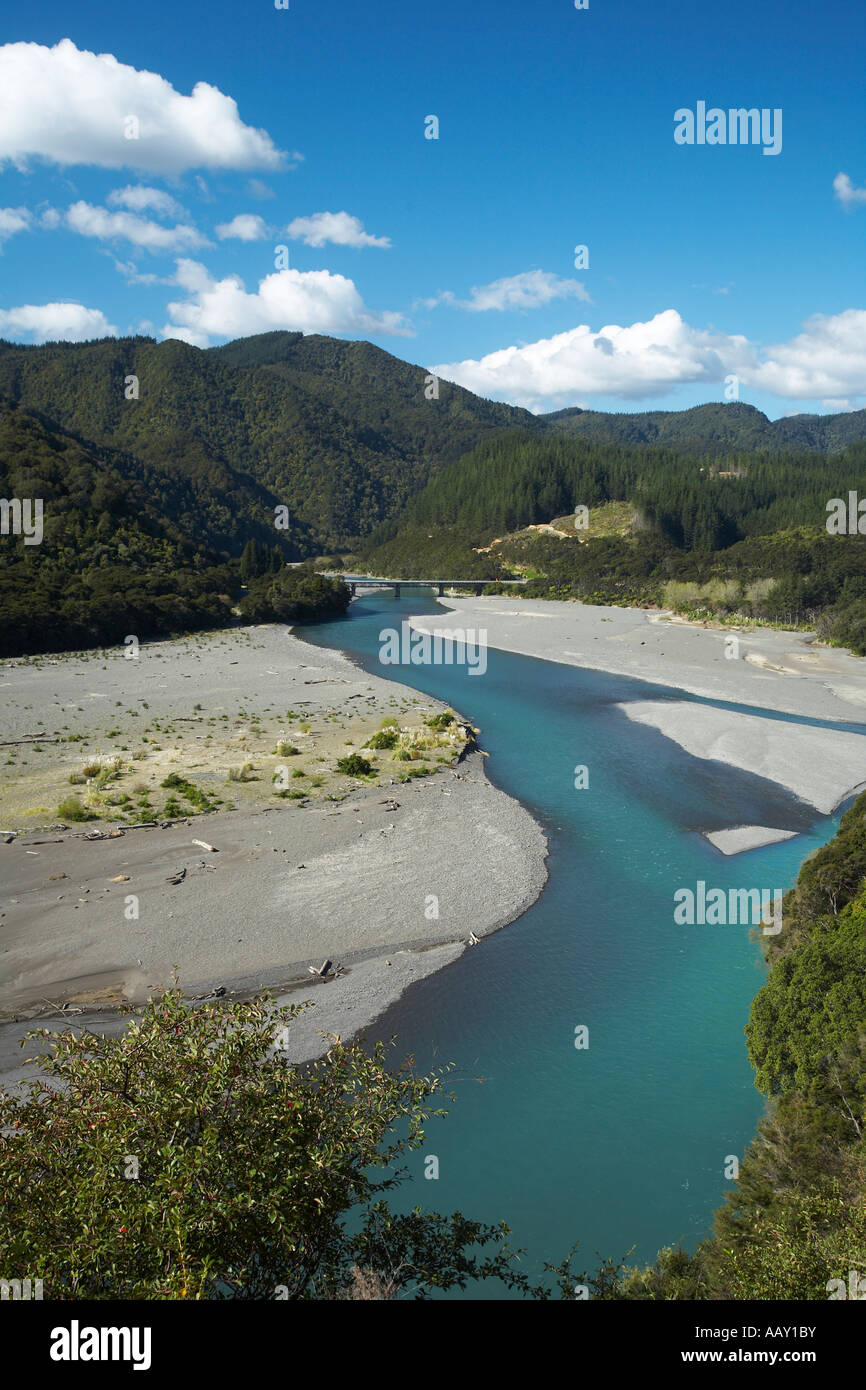 Motu river and gorge east cape Stock Photo - Alamy