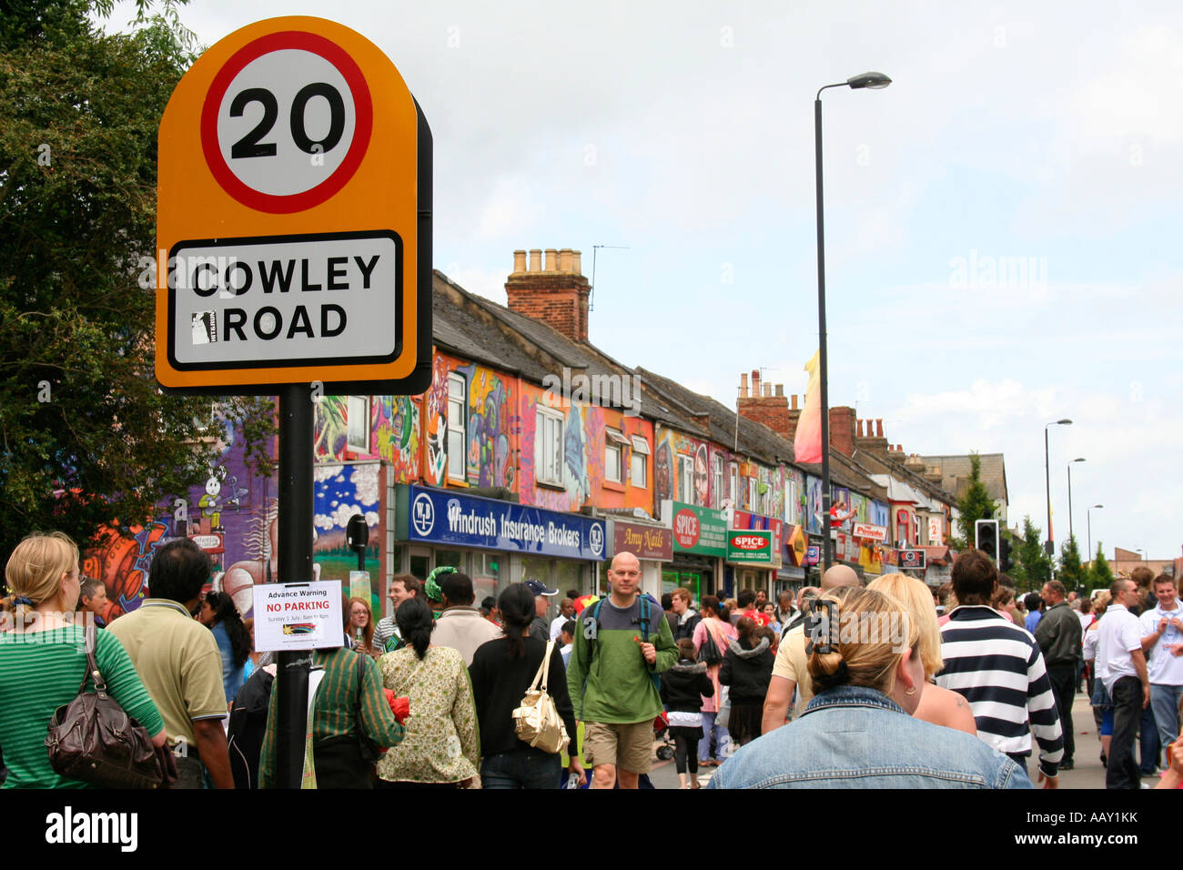 Cowley Road carnival, Oxford, England. Celebrating cultural diversity ...